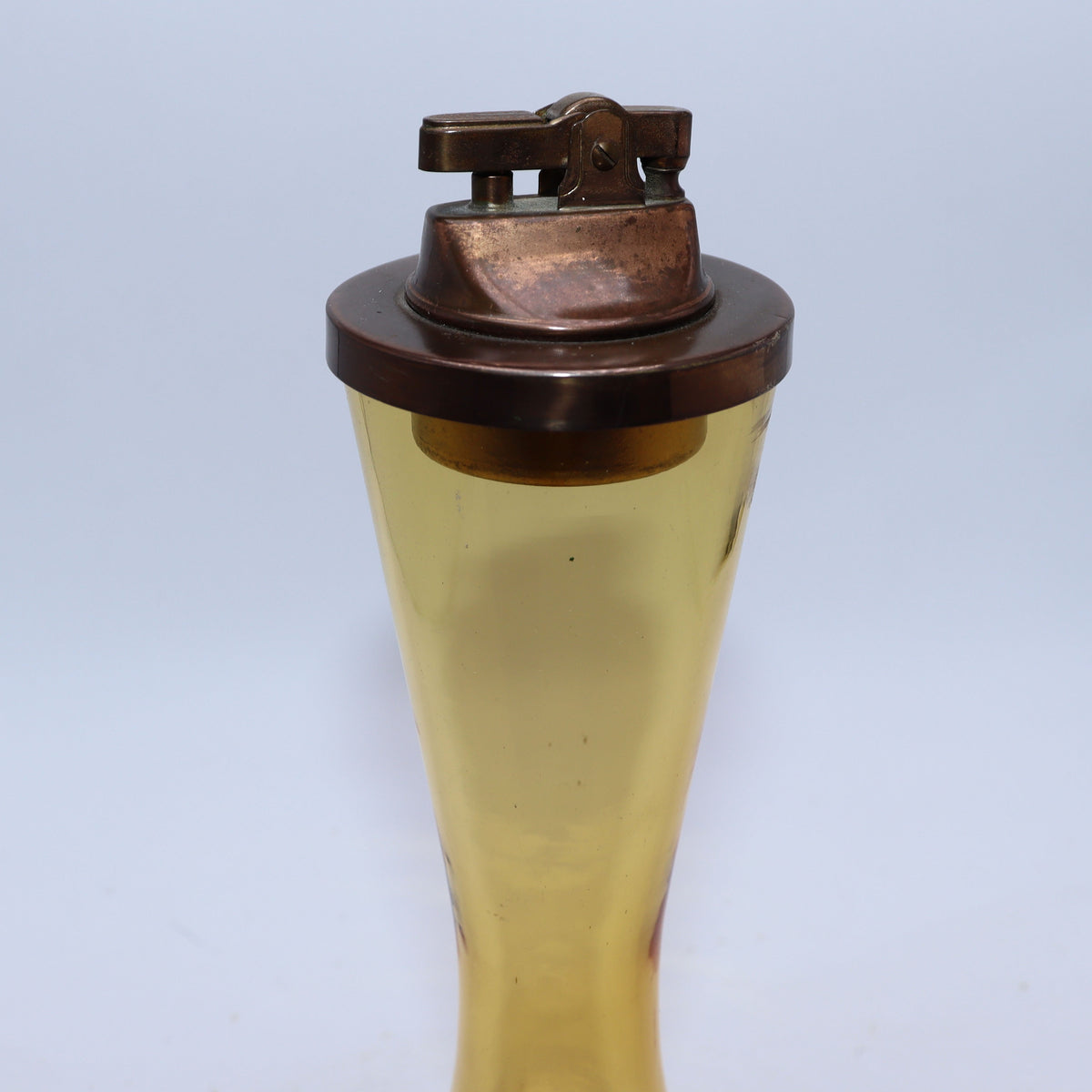 Rare tall amber Murano cigarette lighter, c. 1960 – Jan Showers