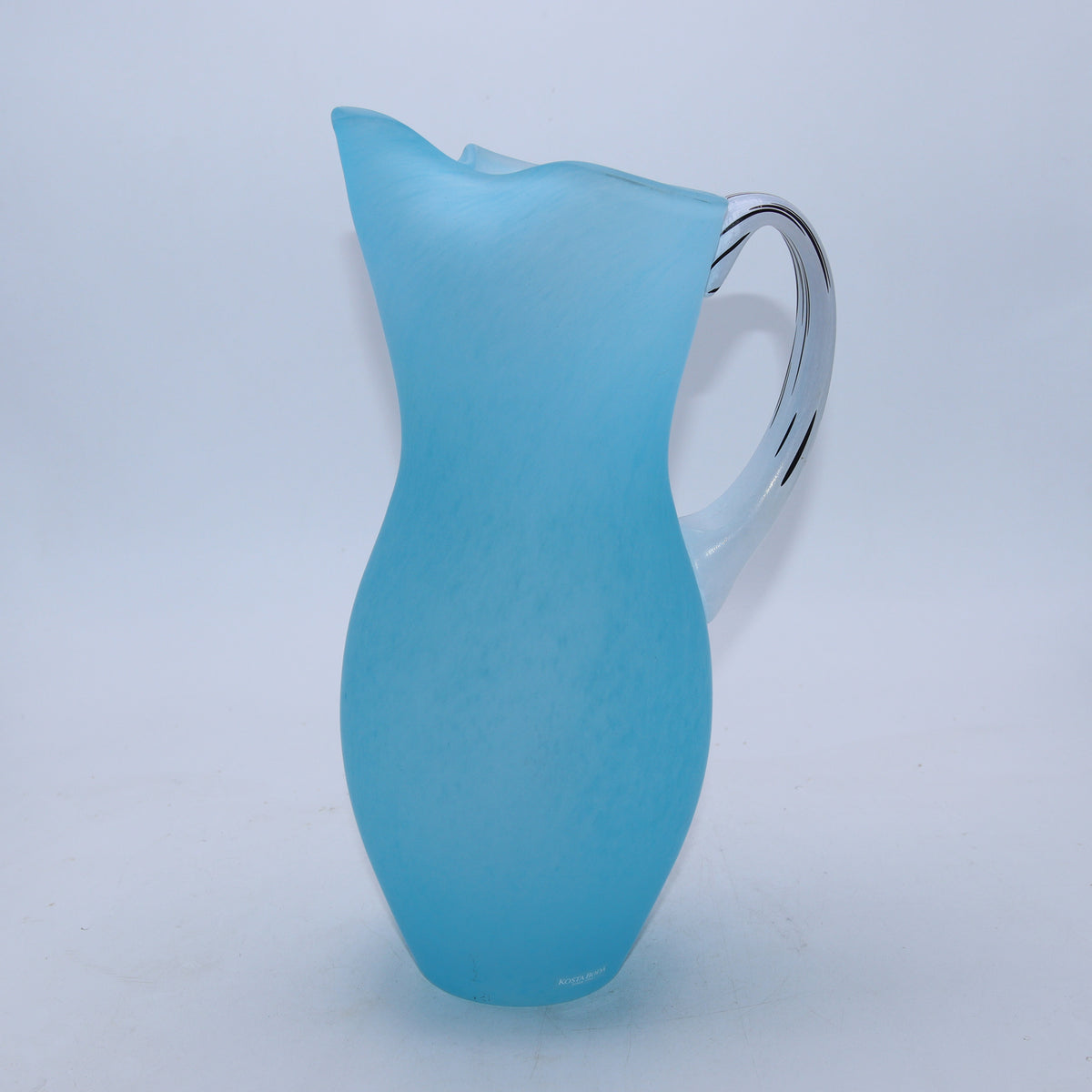 Aqua glass pitcher by Gunnel Sahlin – Jan Showers