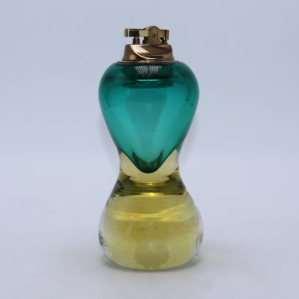 Italian Murano yellow and green lighter, c. 1960 – Jan Showers